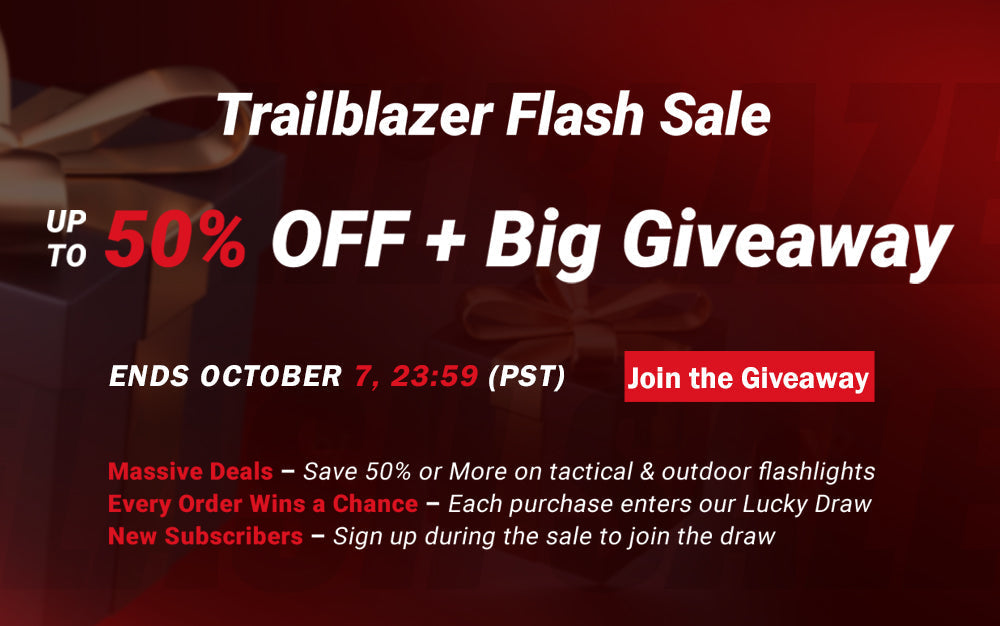 Lumintop Trailblazer Flash Sale Giveaway – Win GT18, TOOL AA 3.0 & Sil ...